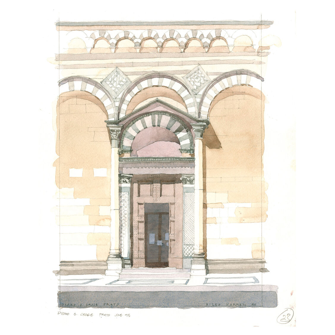 Grand Tourist: Miles Warren's European watercolours — Objectspace