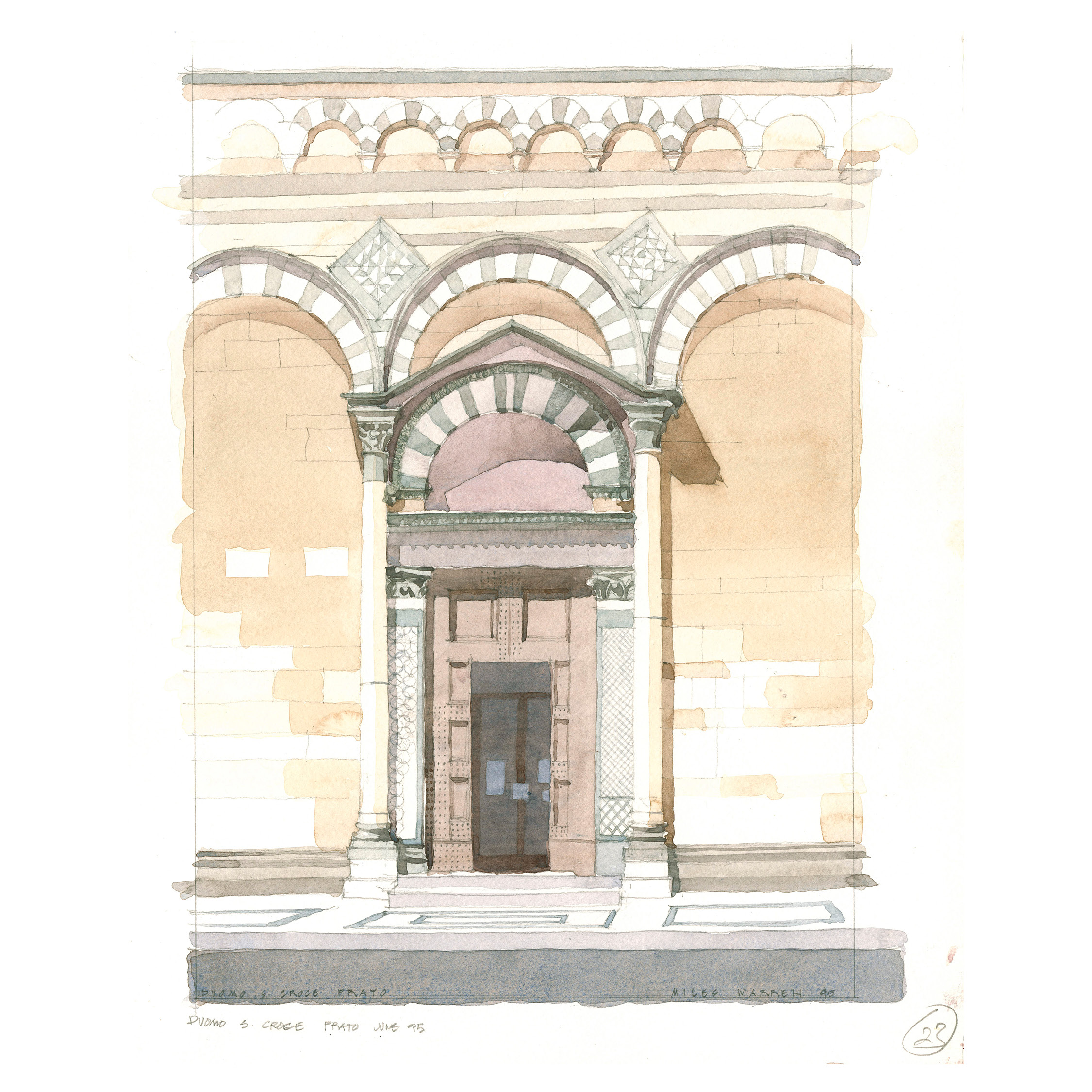 Grand Tourist: Miles Warren's European watercolours — Objectspace